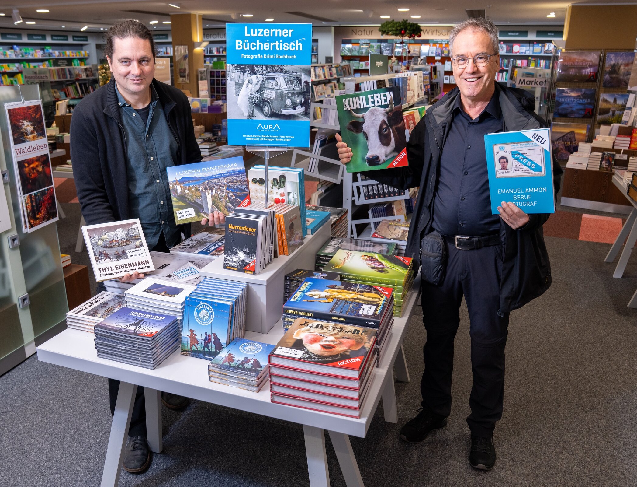 Emanuel und Gabriel Ammon präsentieren BücherReformierte Kirchgemeinde ...